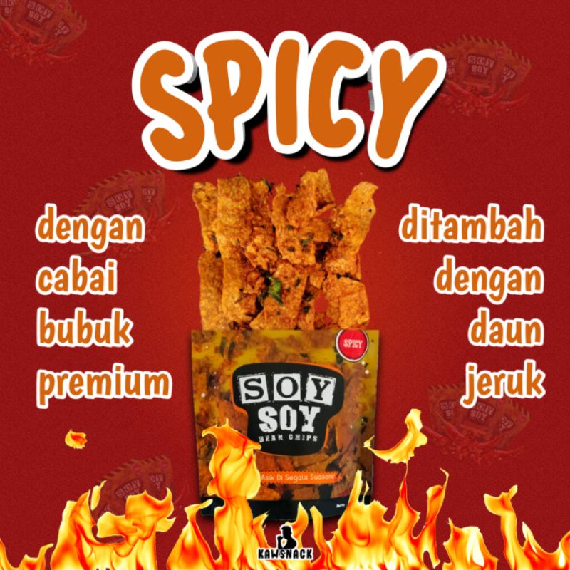 Jual Keripik Tempe SoySoy Bean Chips 100g | Shopee Indonesia