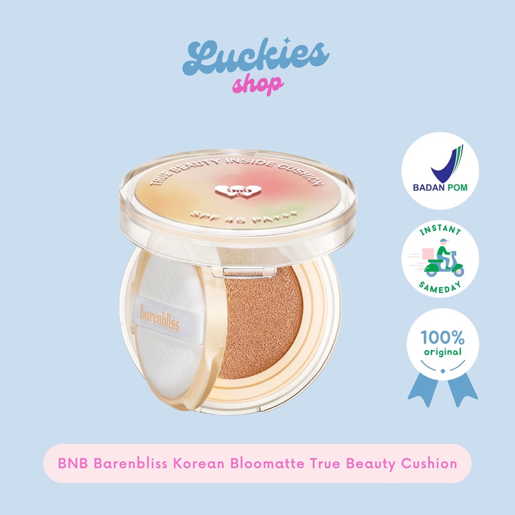 Jual BPOM BNB barenbliss Korean Bloomatte True Beauty Inside Cushion「24H Full Coverage」BB CC ...