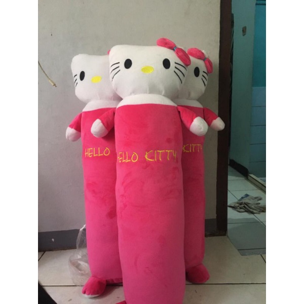 Jual guling karakter hello Kitty pink, Doraemon, keroppi jumbo murah ...