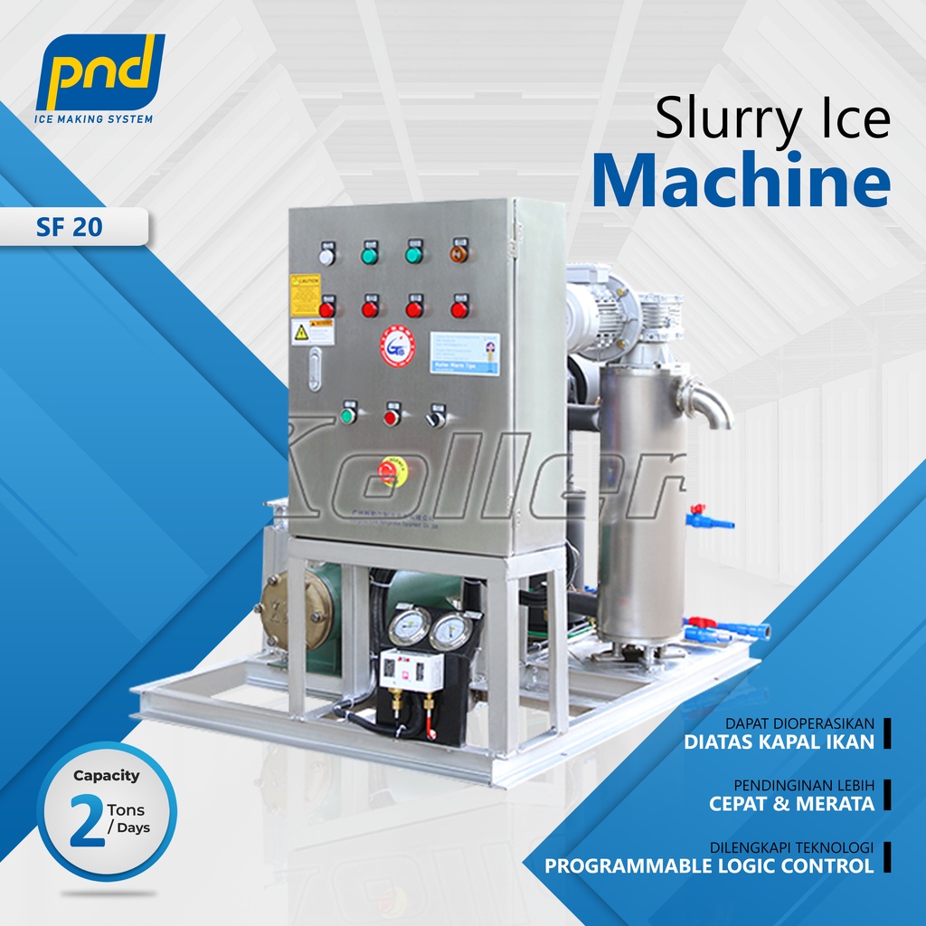 Jual Mesin Pembuat Es Slurry | Slurry Ice Machine | Kapasitas 20 Ton ...