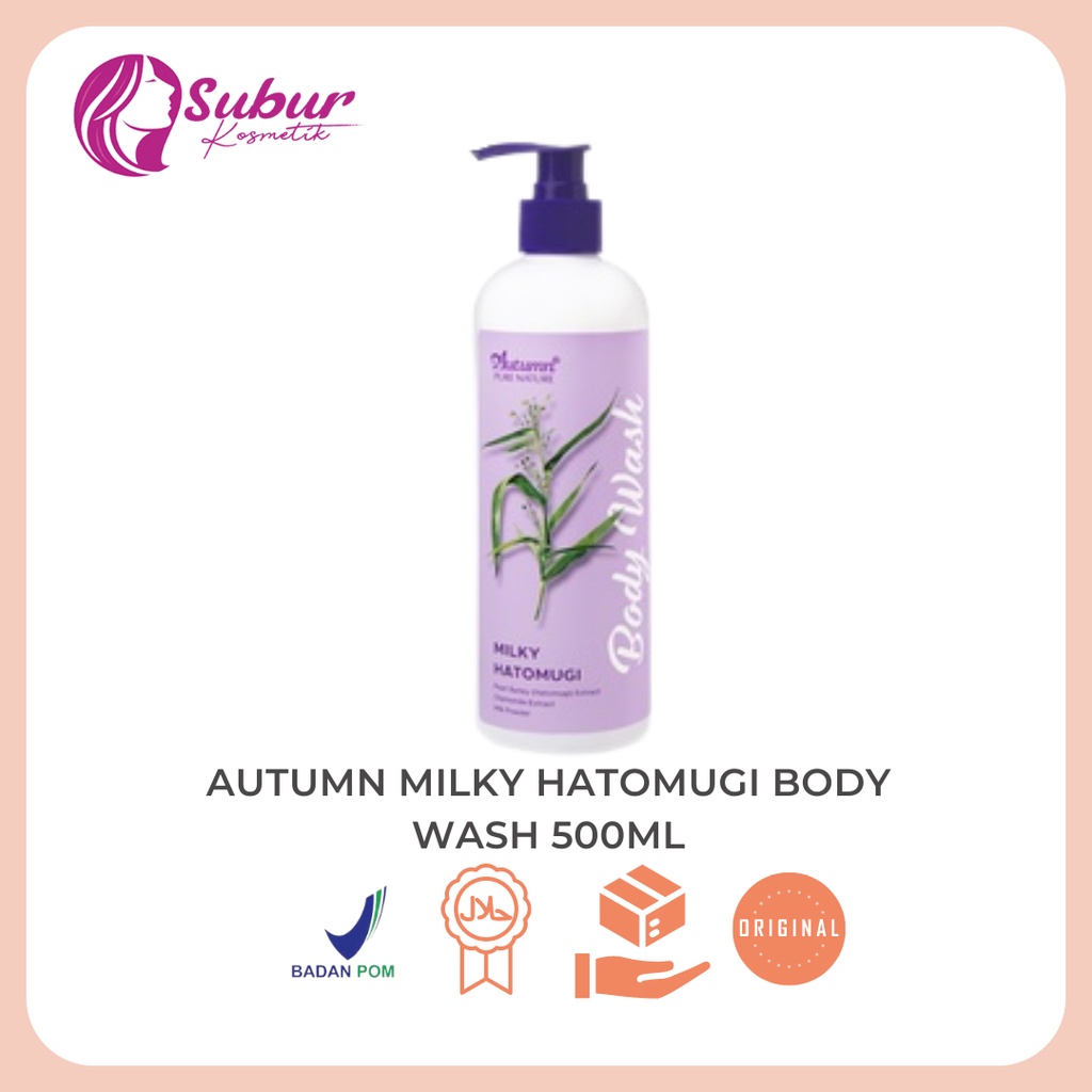 Jual Autumn Milky Hatomugi Body Wash 500ml | Shopee Indonesia