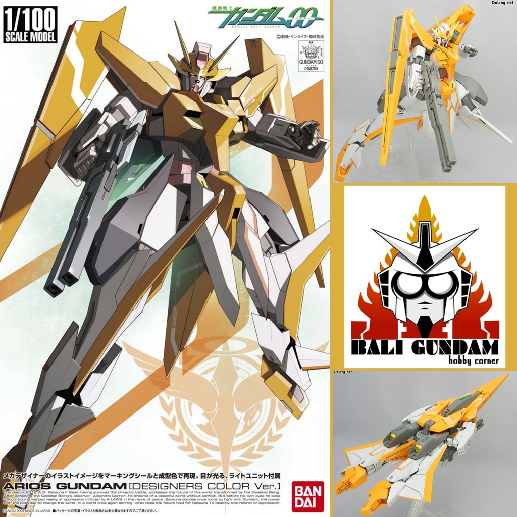 Jual NG 1/100 GN-007 ARIOS GUNDAM DESIGNER COLOR VER Bali Gundam Hobby ...