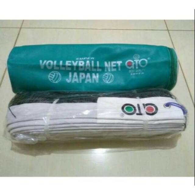 Jual Net Voli Gto Tebal Tas hijau / Net Volly Gto / Net Volley / Jaring ...