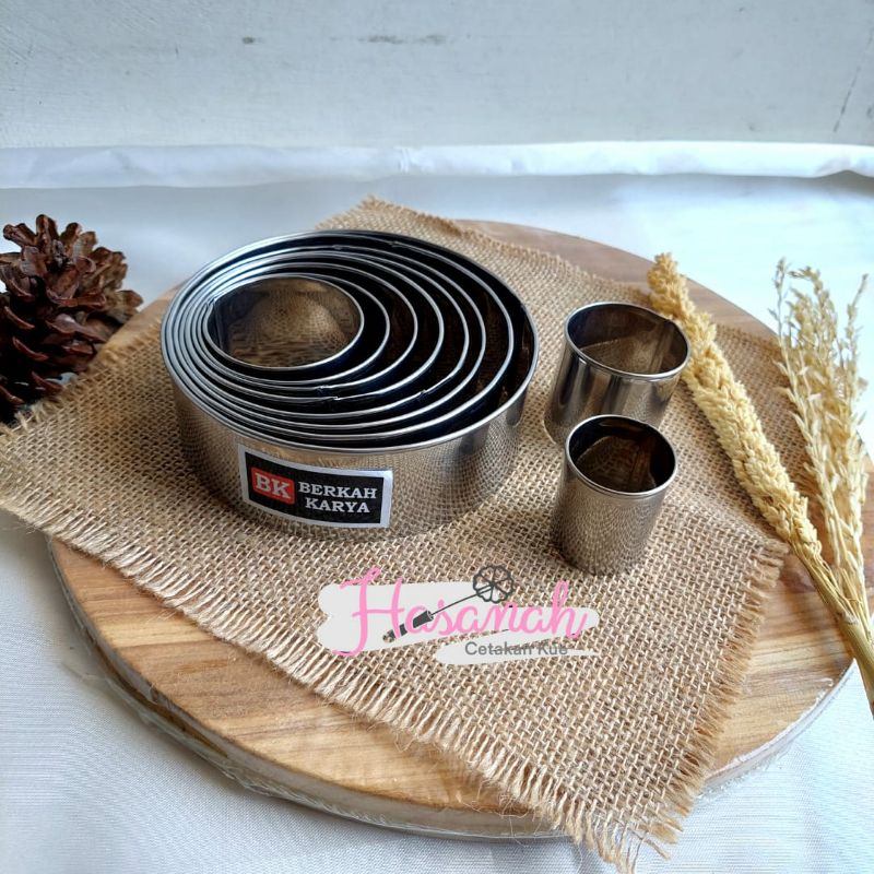 Jual 1 set Ring Cutter BULAT Bolu / Roti Motif BULAT Susun isi 10 ...