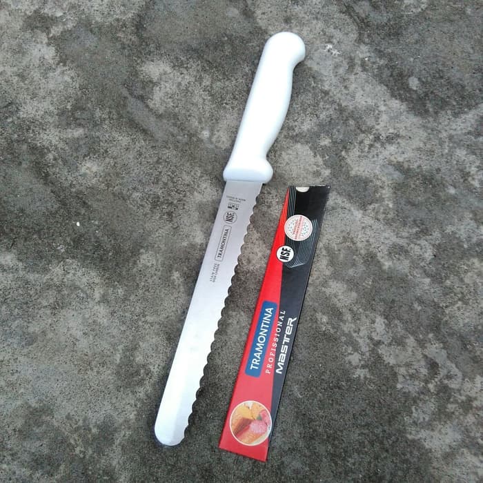 Jual Bread ham knife pisau roti 24627 Tramontina Professional Master ...