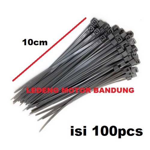 Jual 10cm Tali Ripet Kabel Ties Nylon Cable Tie 3x100mm Isi 100pcs ...