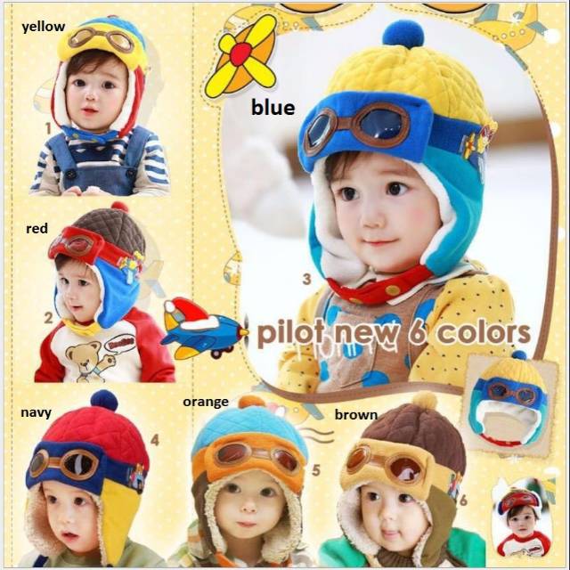 Jual KOREAN PILOT HAT/ TOPI PILOT | Shopee Indonesia
