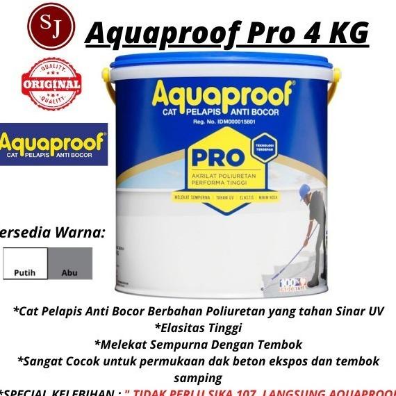 Jual Aquaproof PRO Pelapis Anti Bocor Inovasi Baru 4 KG/Waterproofing ...
