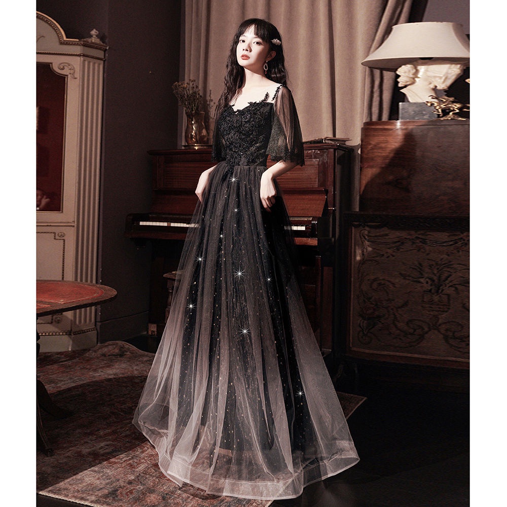 Jual Rok gaun malam temperamen baru kelas atas tuan rumah perjamuan ...