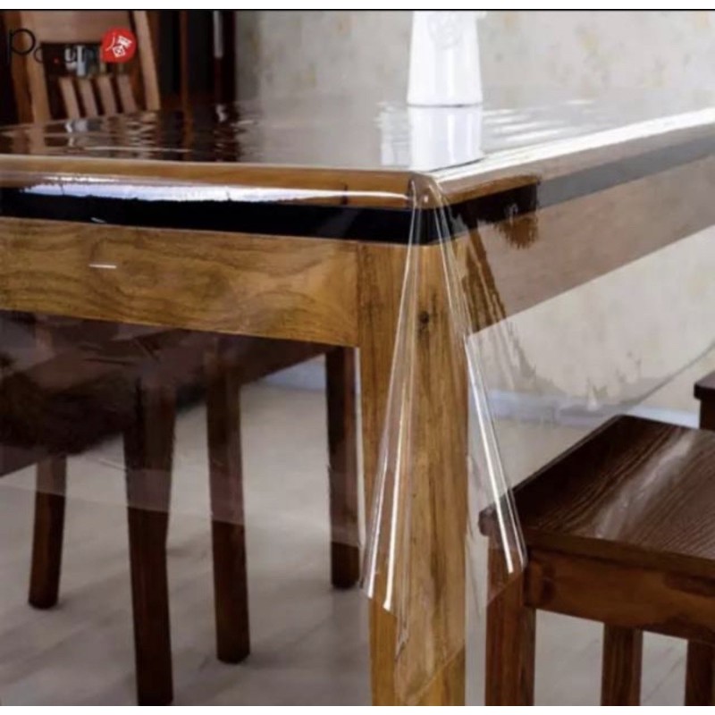 Jual Taplak Meja Plastik Ukuran 75 x 135/Taplak Meja Makan Plastik/Plastik Mika Meteran/Taplak ...