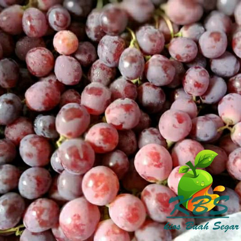 Jual anggur merah manis segar 1kg | Shopee Indonesia