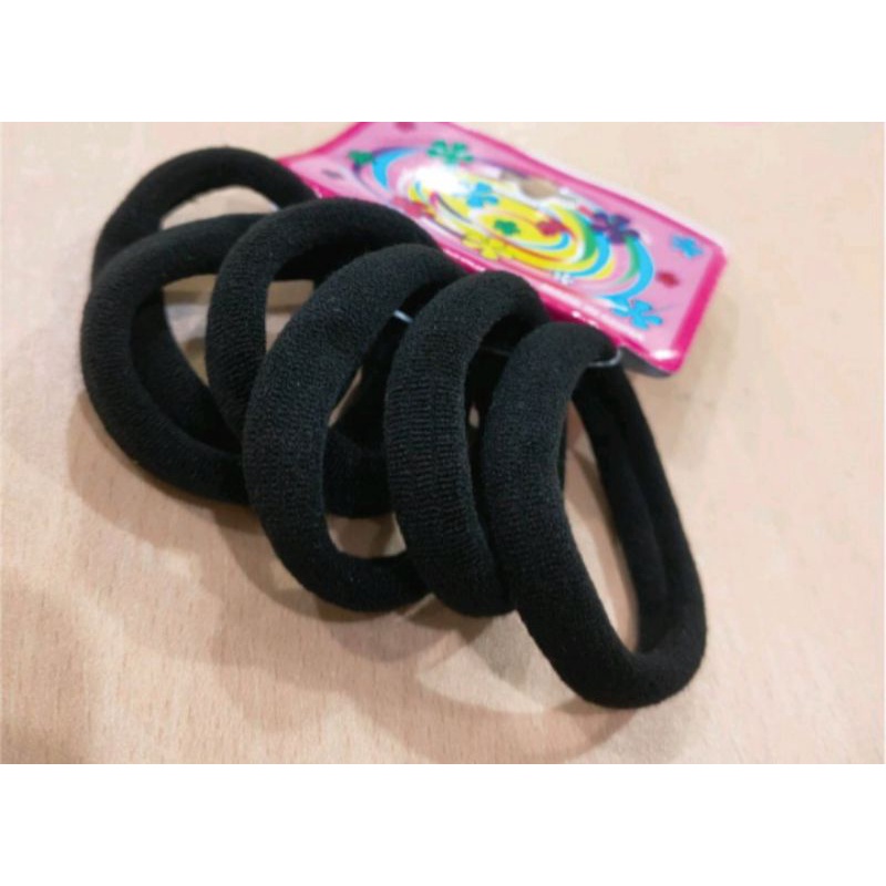 Jual Iket Rambut Elastis*Ikat Rambut Donat Ukuran Sedang dan mini ...