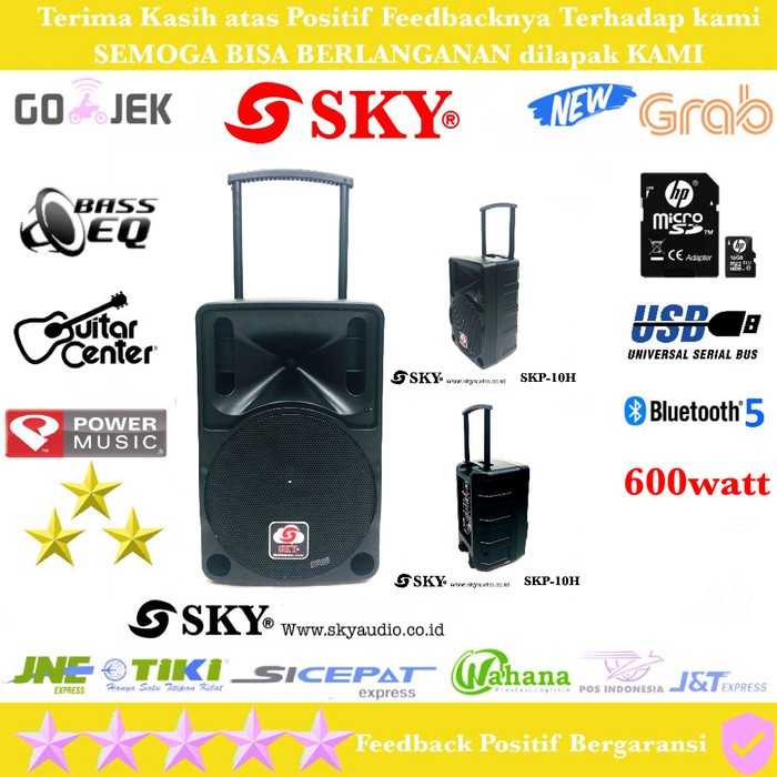 Jual Speaker Active Pa Skyaudio SKP-10H Professional 10inch ORIGINAL WITH W | Shopee Indonesia