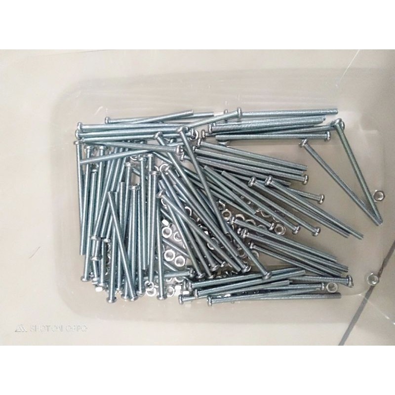 Jual mur+baut 3mm panjang 5cm | Shopee Indonesia