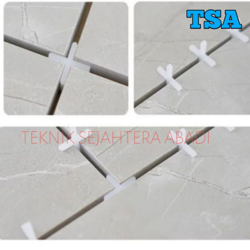 Jual Tile space 2mm alat pengukur jarak nat keramik.marer,granit isi ...