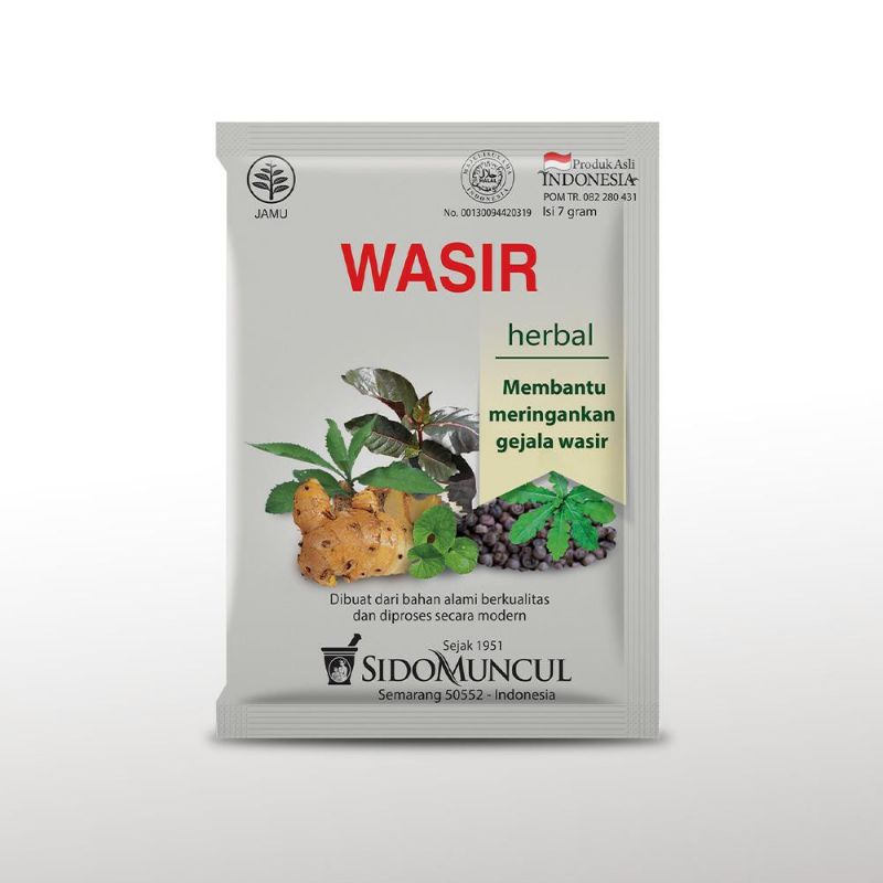 Jual wasir isi 10 bungkus jamu sidomuncul ambeyen | Shopee Indonesia