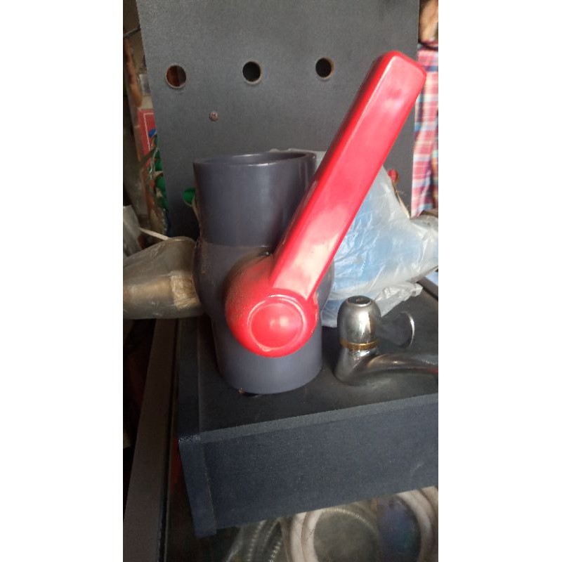 Jual ball valve / stop kran PVC socket 2 1/2 inch | Shopee Indonesia