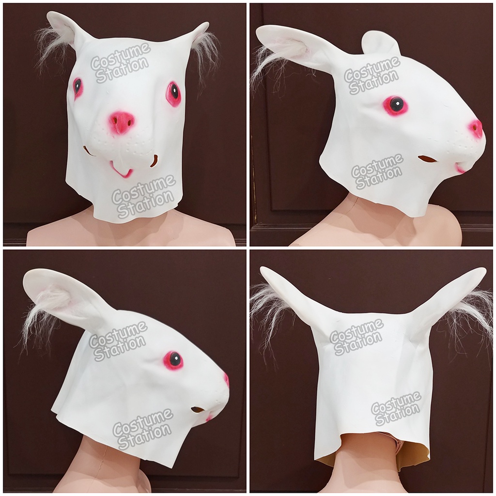 Jual Topeng Kelinci / Rabbit Bunny Mask Latex Hewan Binatang Animal ...