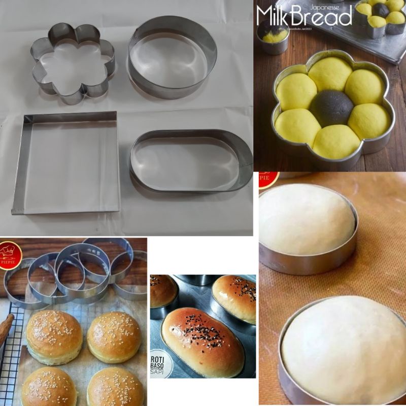 Jual ring cutter roti / ring cutter roti bentu oval, bulat, kotak dan ...
