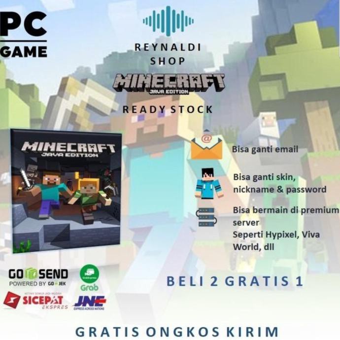 Jual Minecraft Java Edition Premium PC Original - DVD BACKUP | Shopee ...
