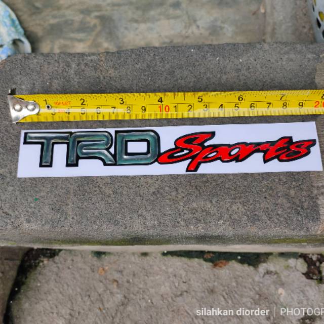 Jual Stiker TRD Sports sticker | Shopee Indonesia