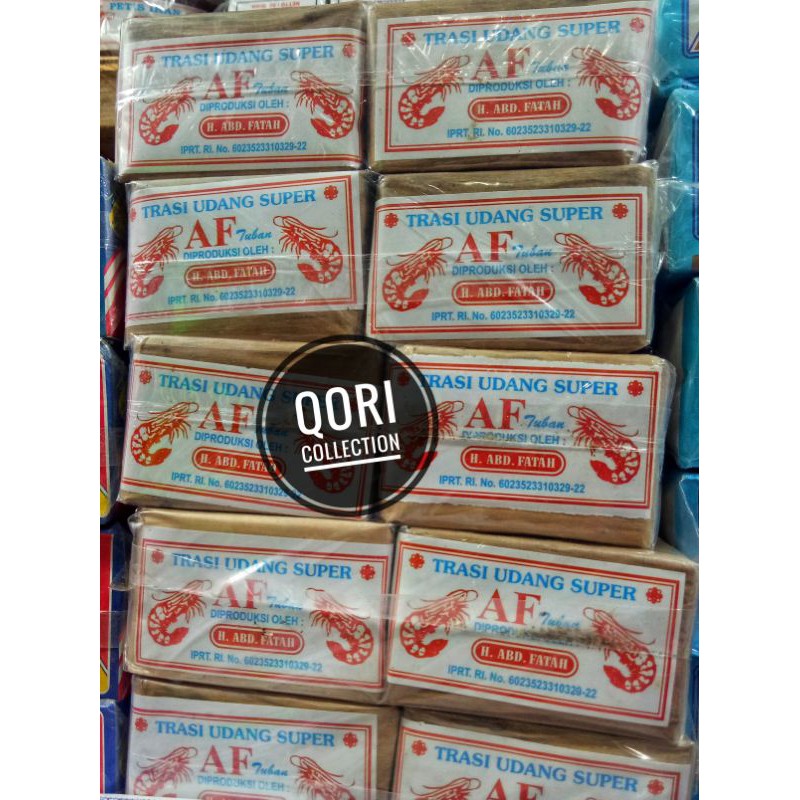 Jual Terasi udang cap Af (Abdul fatah) khas Tuban jatim.. kemasan 1kg ...