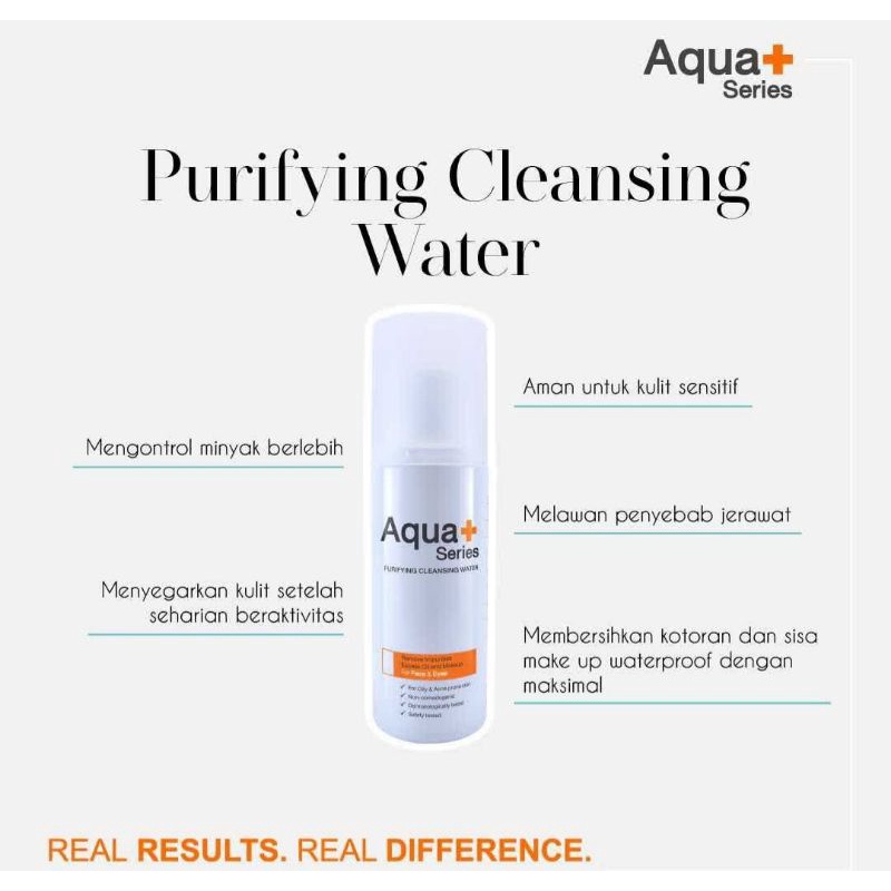 Jual Aqua+ Series Purifying Cleansing Water | Shopee Indonesia