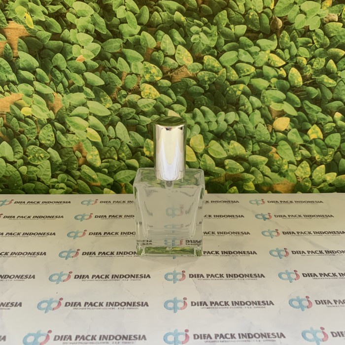 Jual Botol parfum 18ml spray silver bening DF-159/botol spray 18ml ...