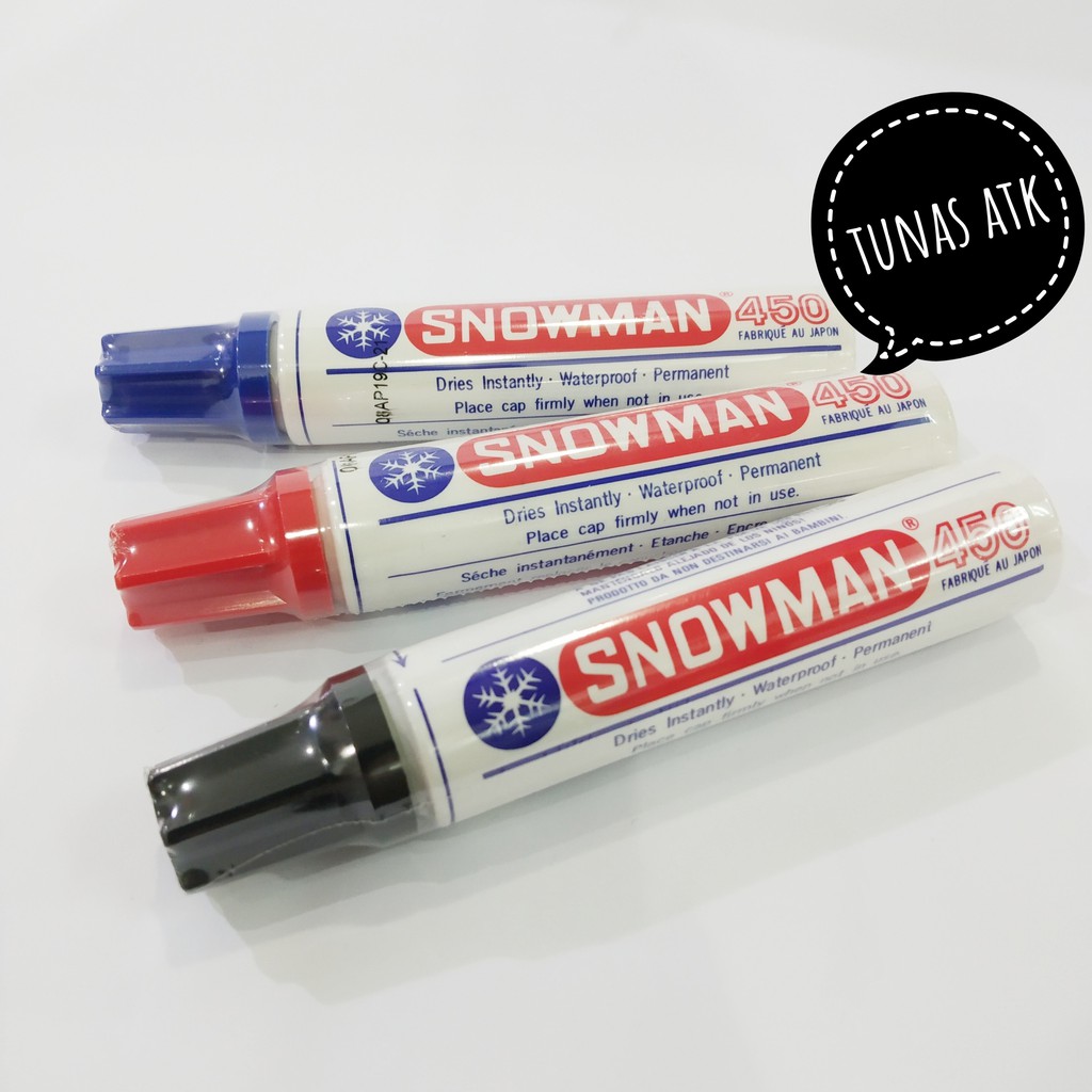 Jual SNOWMAN PERMANENT MARKER 450 | Shopee Indonesia