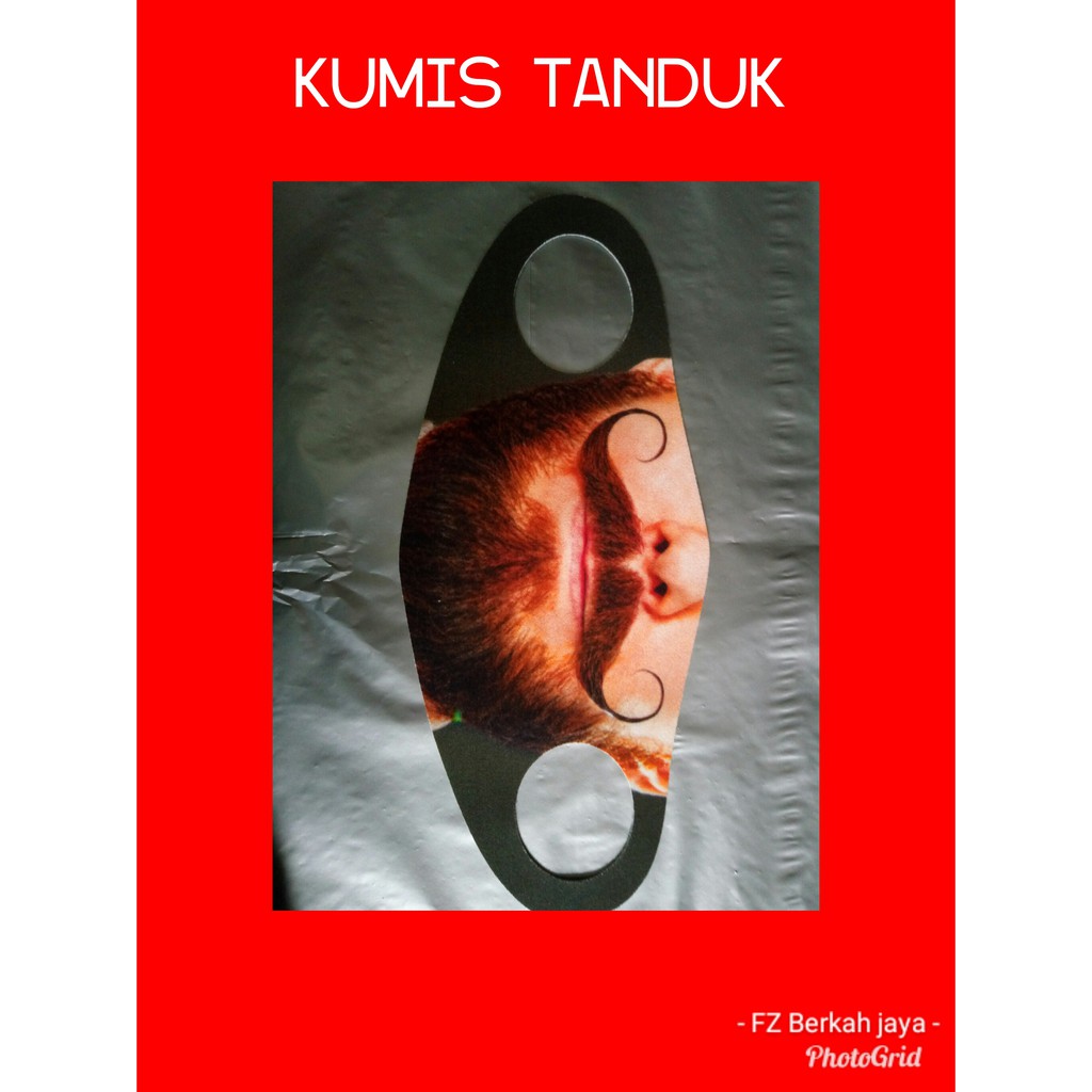 Jual Masker karakter wajah / masker skuba gambar wajah / MASKER JENGGOT ...