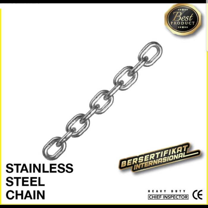 Jual 5MM M5 CHAIN RANTAI SS / SUS / STAINLESS 304 KUALITAS BOLEH DIADU ...
