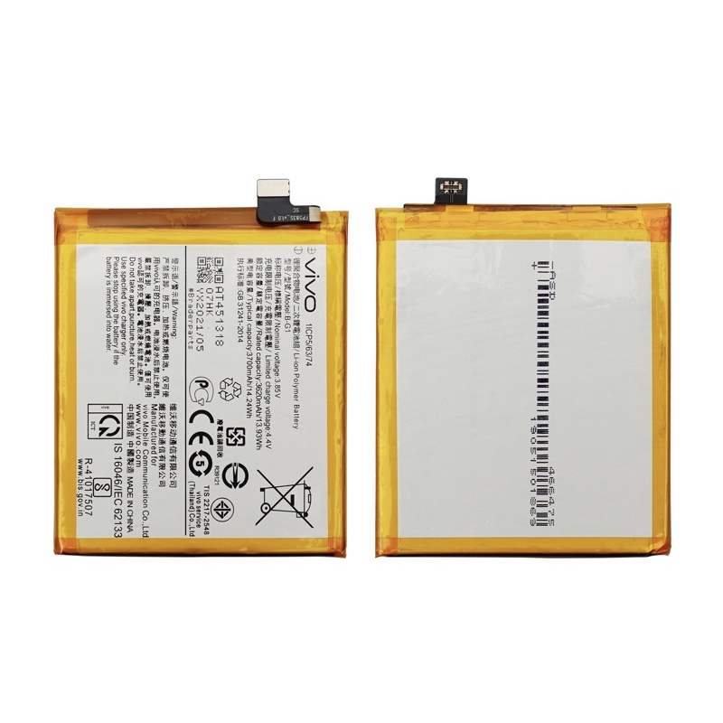 Jual B-G1 / BATTERY / BATERAI VIVO V15 PRO / BG1 - ORIGINAL | Shopee ...