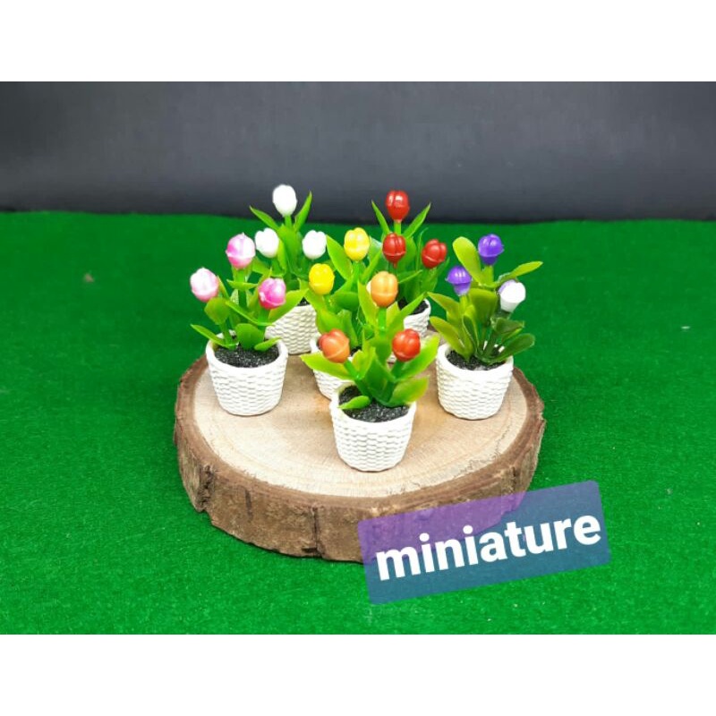 Jual miniatur pot bunga rumah boneka | Shopee Indonesia
