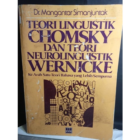 Jual TEORI LINGUISTIK CHOMSKY DAN TEORI NEUROLINGUISTIK WERNICKE KE ...