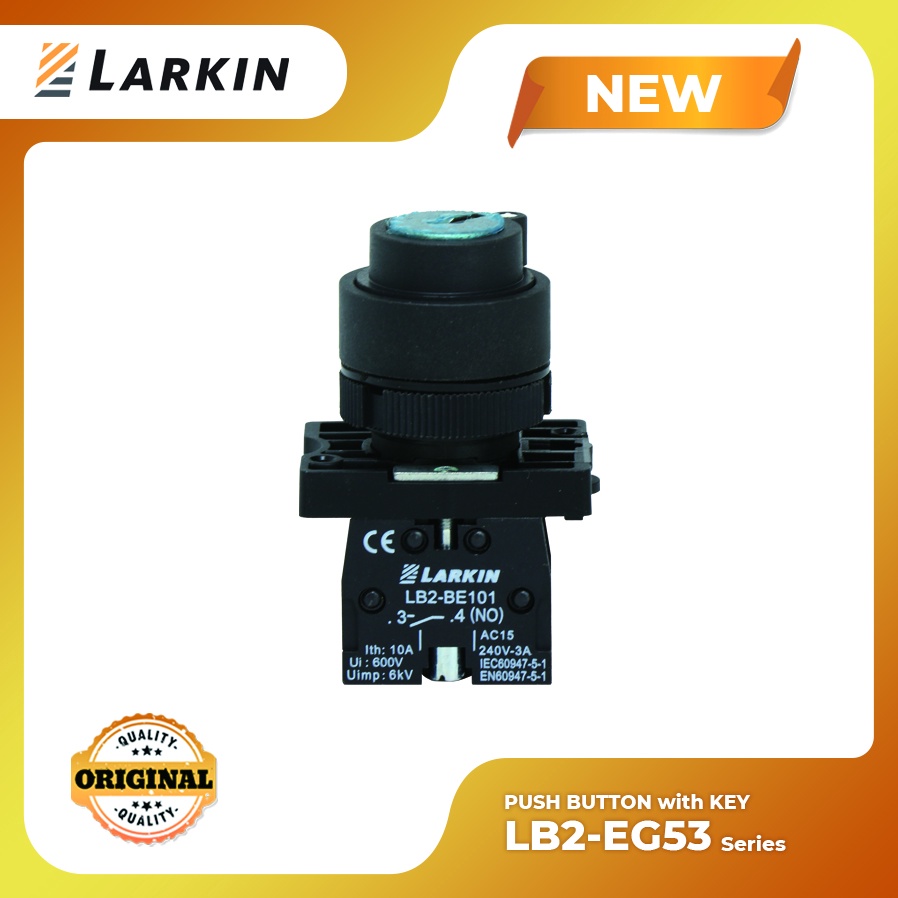 Jual Selector Switch with Key LB2-EG53 Larkin | Shopee Indonesia