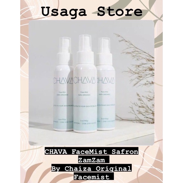 Jual [ORIGINAL READY STOCK] Chava Face Mist Saffron Zam - Zam By Chaiza ...