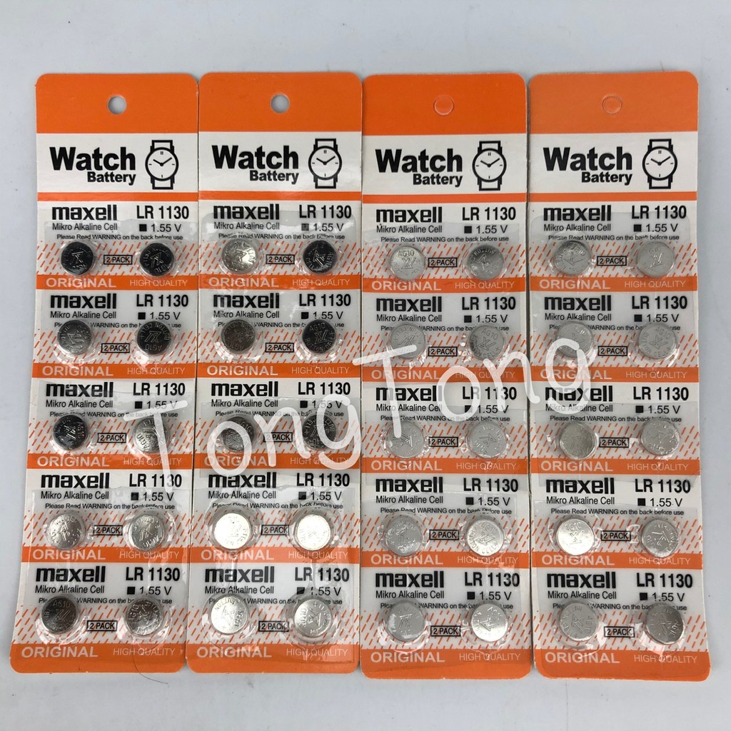 Jual Baterai / Batre / Battery LR1130 / AG10/ LR 1130/ AG 10 Kalkulator jam watch-B08 | Shopee ...