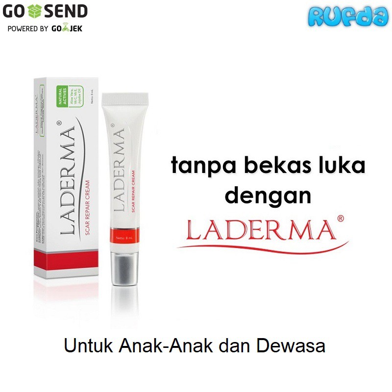Jual Laderma Scar Repair Cream Penghilang Bekas Luka Jerawat, Caesar, Bakar | Shopee Indonesia