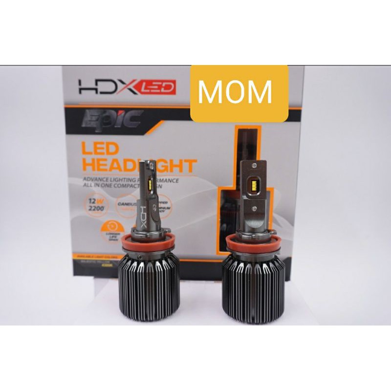 Jual Lampu Led HDX Epic H16 / H11 / H8 4300k / 5700k garansi 1 tahun ...