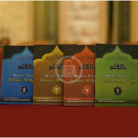 Jual Buku Mengaji Metode Bil Qolam Lengkap Jilid 1-4 KH M Bashori Alwi ...