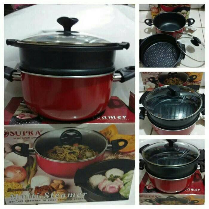 Jual PANCI KUKUS/MULTI STEAMER SUPRA 24CM | Shopee Indonesia