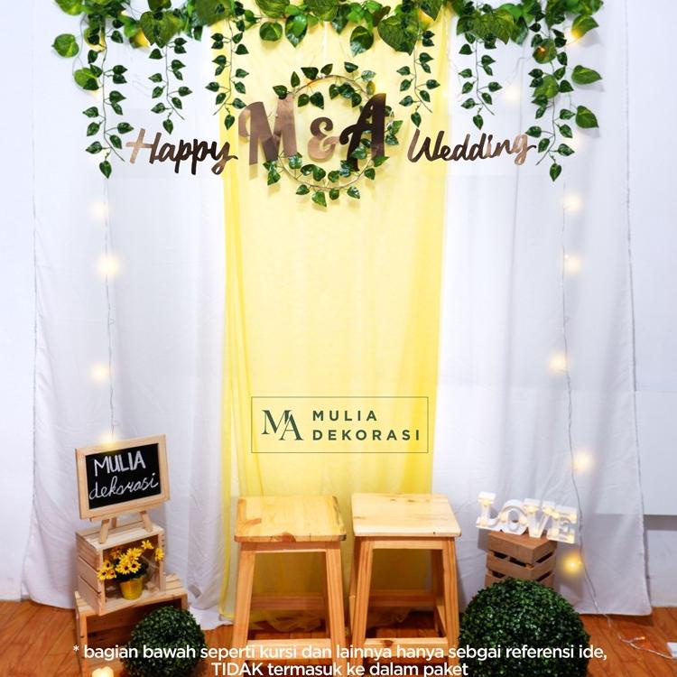 Jual 10.10 Dekorasi Backdrop Lamaran Nikahan Aqiqah Khitan Background ...