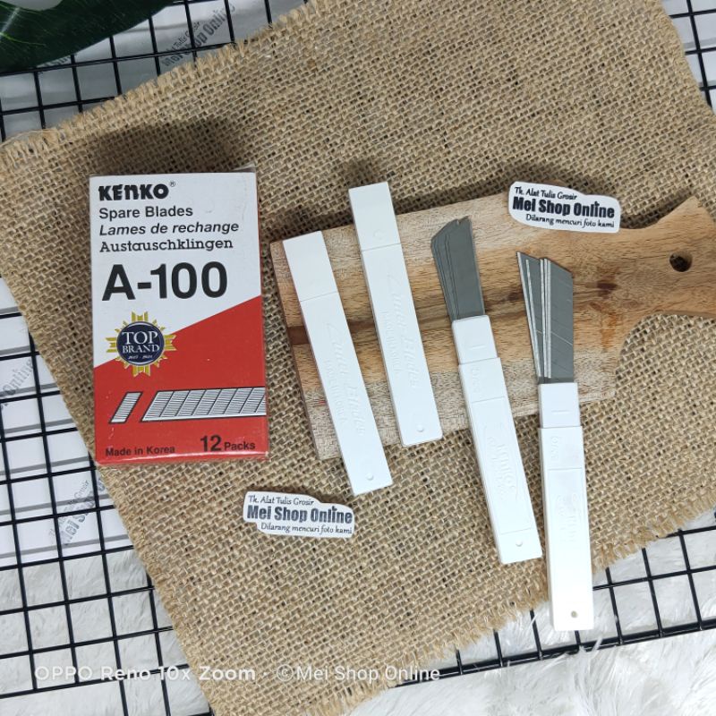 Jual Isi / Refill Cutter Kecil A-100 BELI 1 BOX LEBIH MURAH | Shopee ...