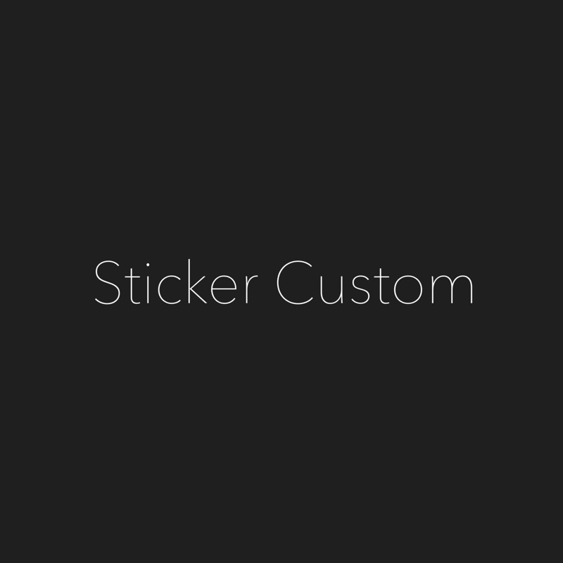 Jual Sticker Custom | Shopee Indonesia