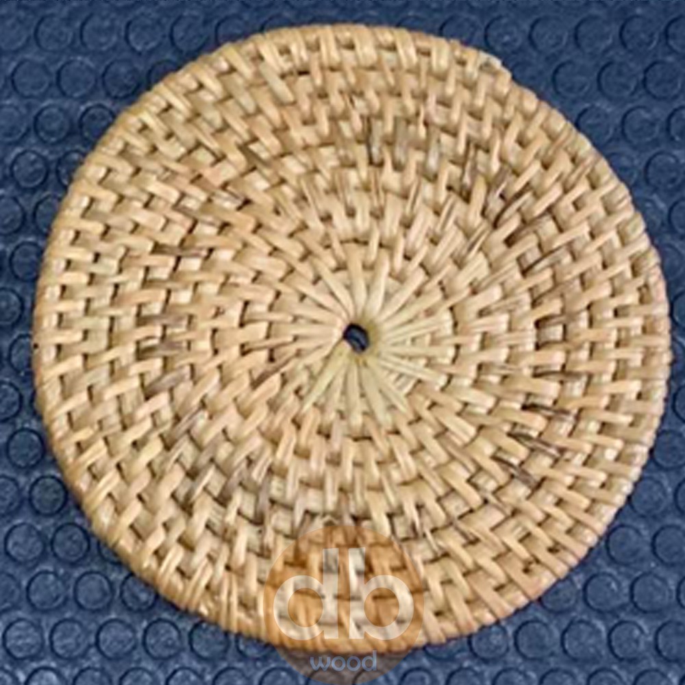 Jual Alas Piring Rotan | Tatakan Gelas Rotan 9cm | Shopee Indonesia