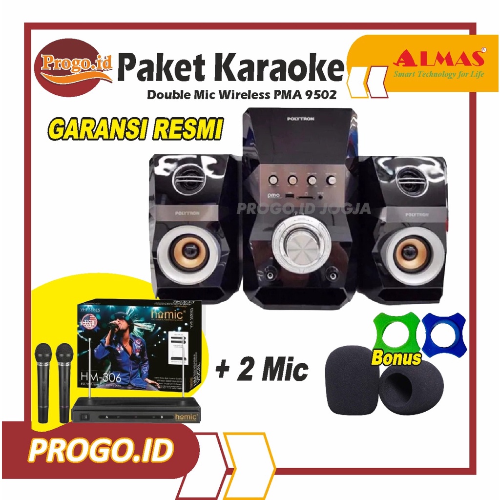 Jual SPEAKER SALON BLUETOOTH PORTABLE POLYTRON PMA 9522 | MULTIMEDIA ...