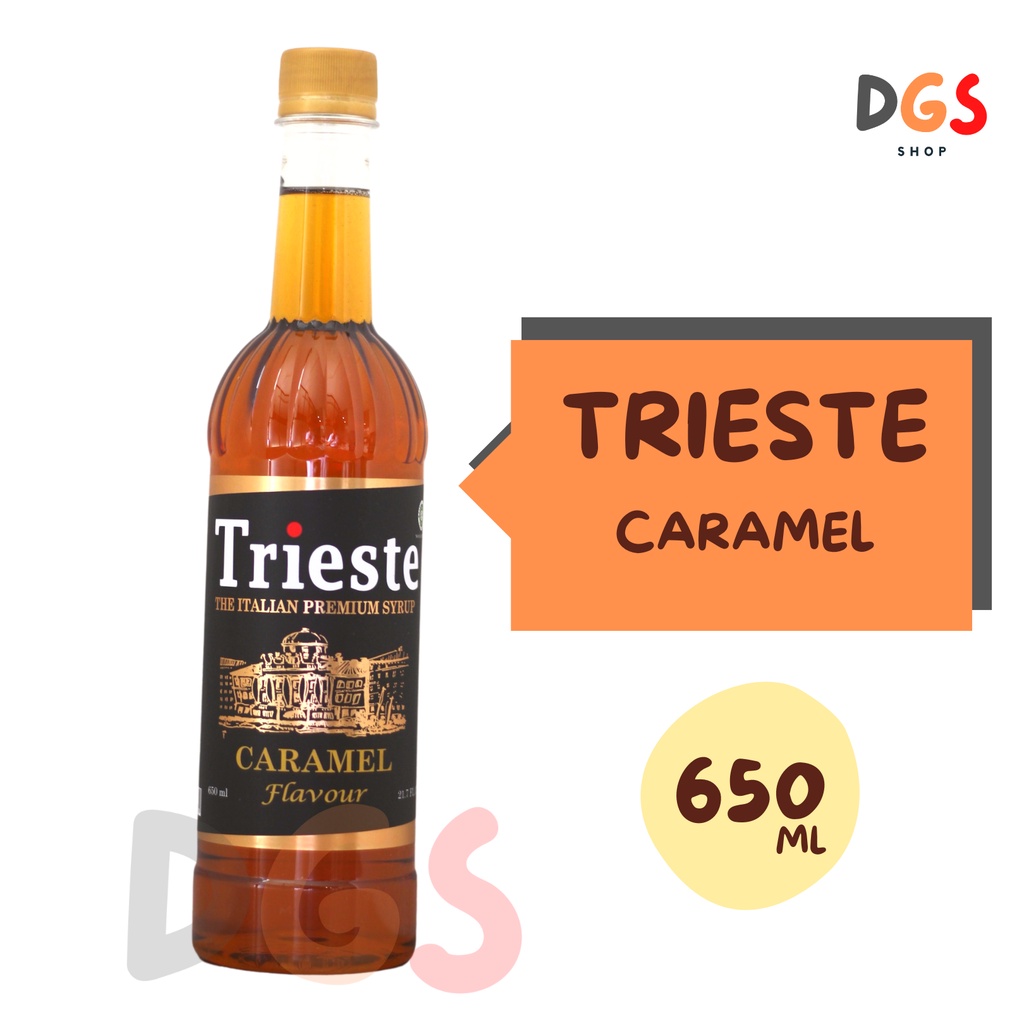 Jual Syrup Trieste Caramel - Sirup Rasa Caramel - 650 ml | Shopee Indonesia
