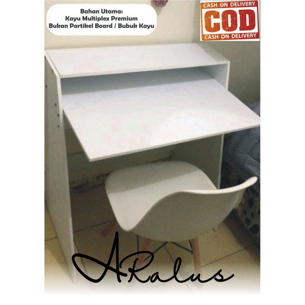 Jual Meja Kerja / Meja Belajar / Meja Kantor Minimalis Bahan Multiplek ...