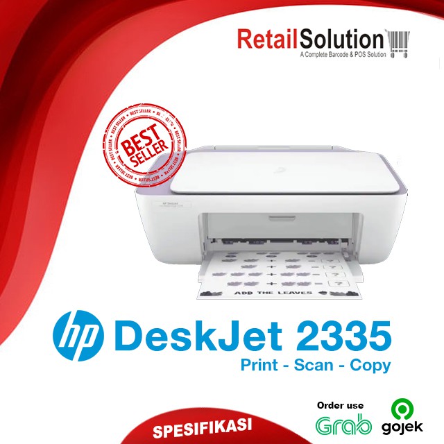 Jual Printer HP Deskjet 2335 DJ2335 - Print Scan Copy USB Garansi Resmi ...