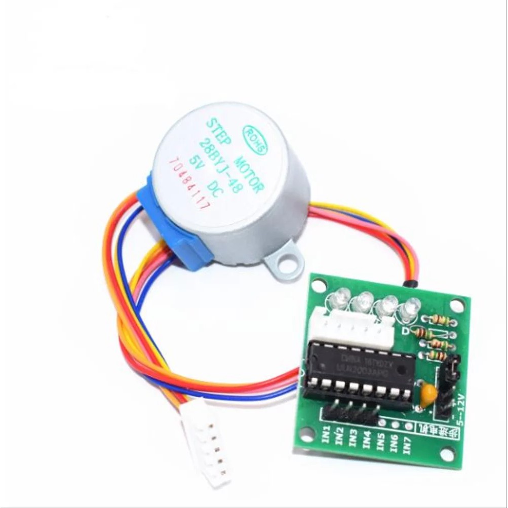 Jual Stepper Motor 28BYJ-48-5V 4 Phase Driver Board ULN2003 | Shopee ...